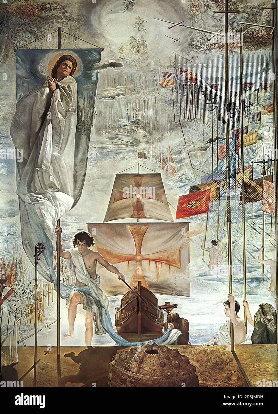 Salvador Dali - The Dream Of Christopher Columbus Stock Photo - Alamy