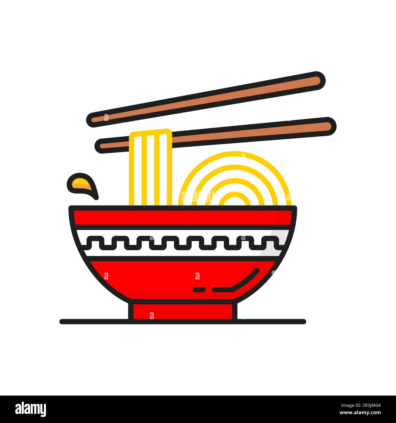 Wok stir fry stir Stock Vector Images - Alamy