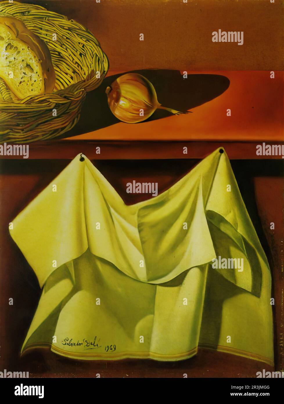 Salvador Dali - Untitled (Still Life with White Cloth Stock Photo - Alamy