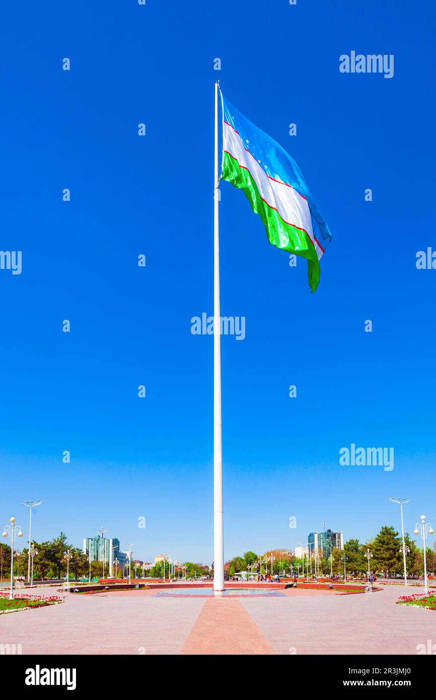 Flag of uzbekistan hi-res stock photography and images - Alamy