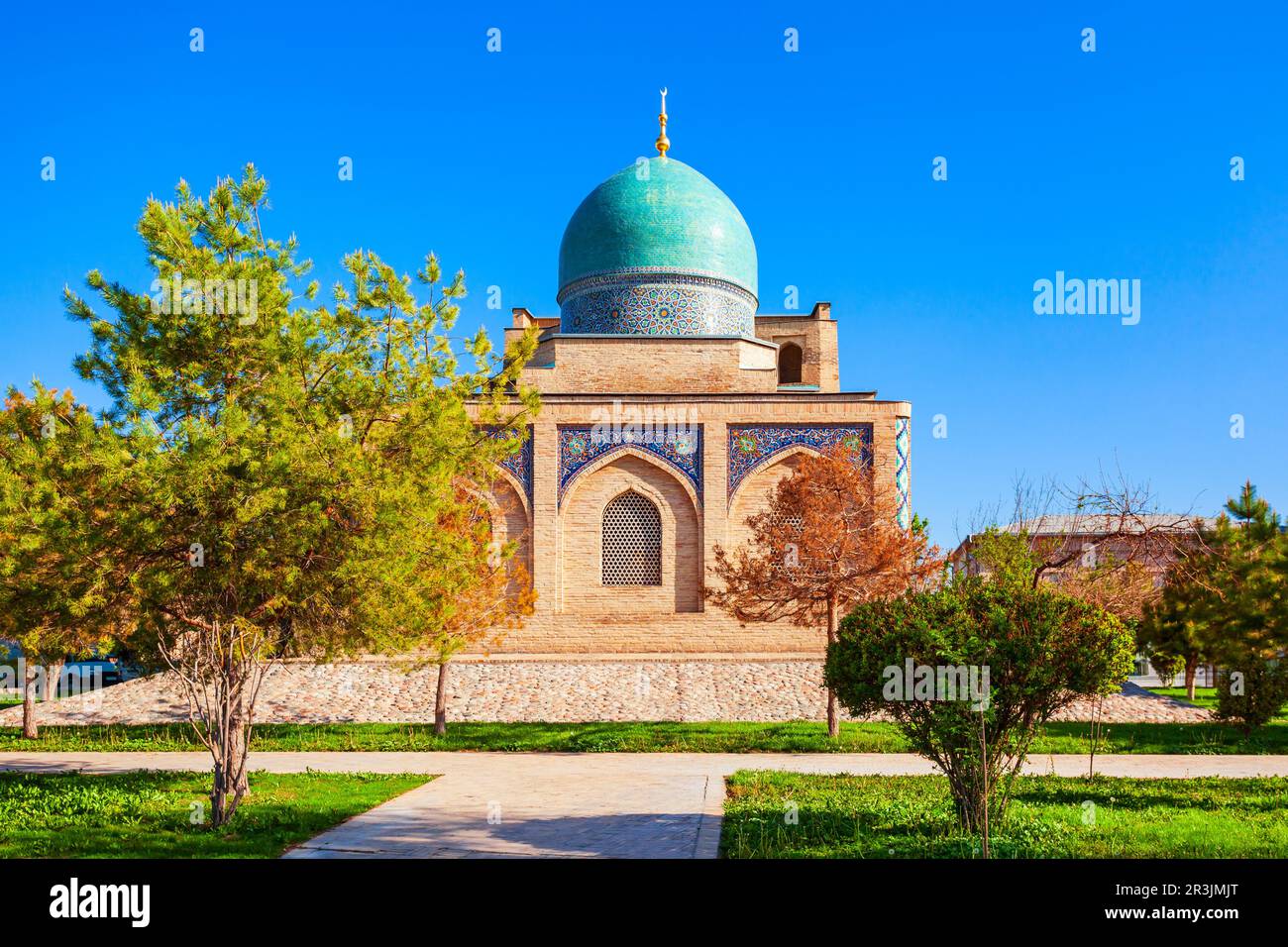 Hazrati Imam Mosque and Mubarak Madrasah complex in the center of ...