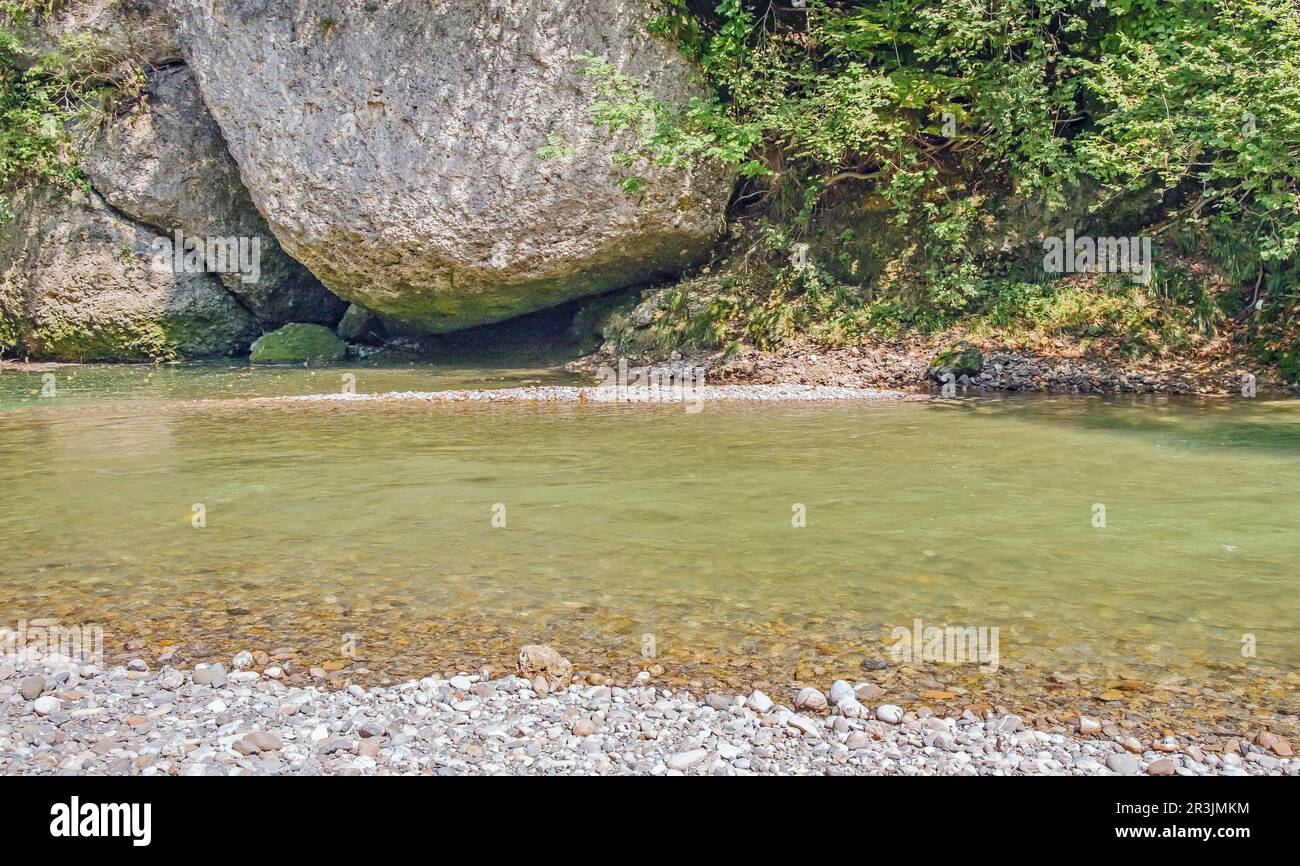 Aeuli Gorge in the Thur Valley near Lichtensteig, Canton St. Gallen ...