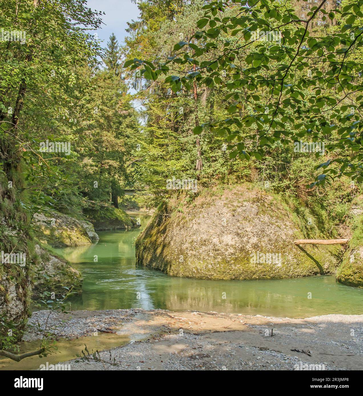 Aeuli Gorge in the Thur Valley near Lichtensteig, Canton St. Gallen ...