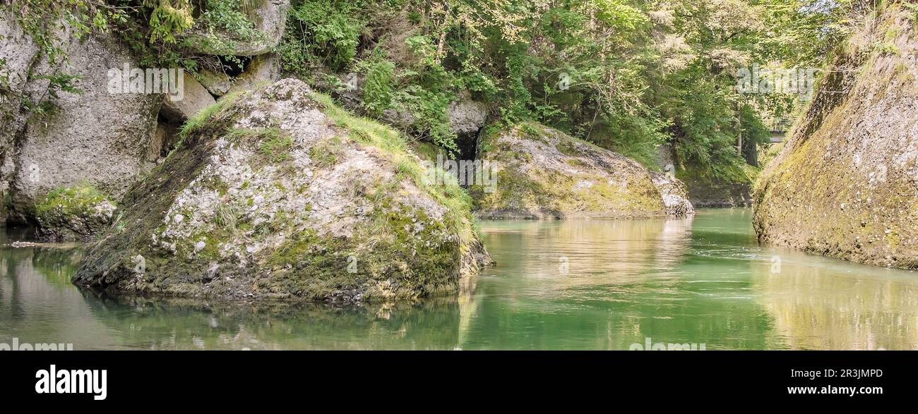 Aeuli Gorge in the Thur Valley near Lichtensteig, Canton St. Gallen ...