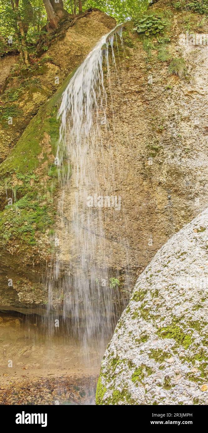 Aeuli Gorge in the Thur Valley near Lichtensteig, Canton St. Gallen ...