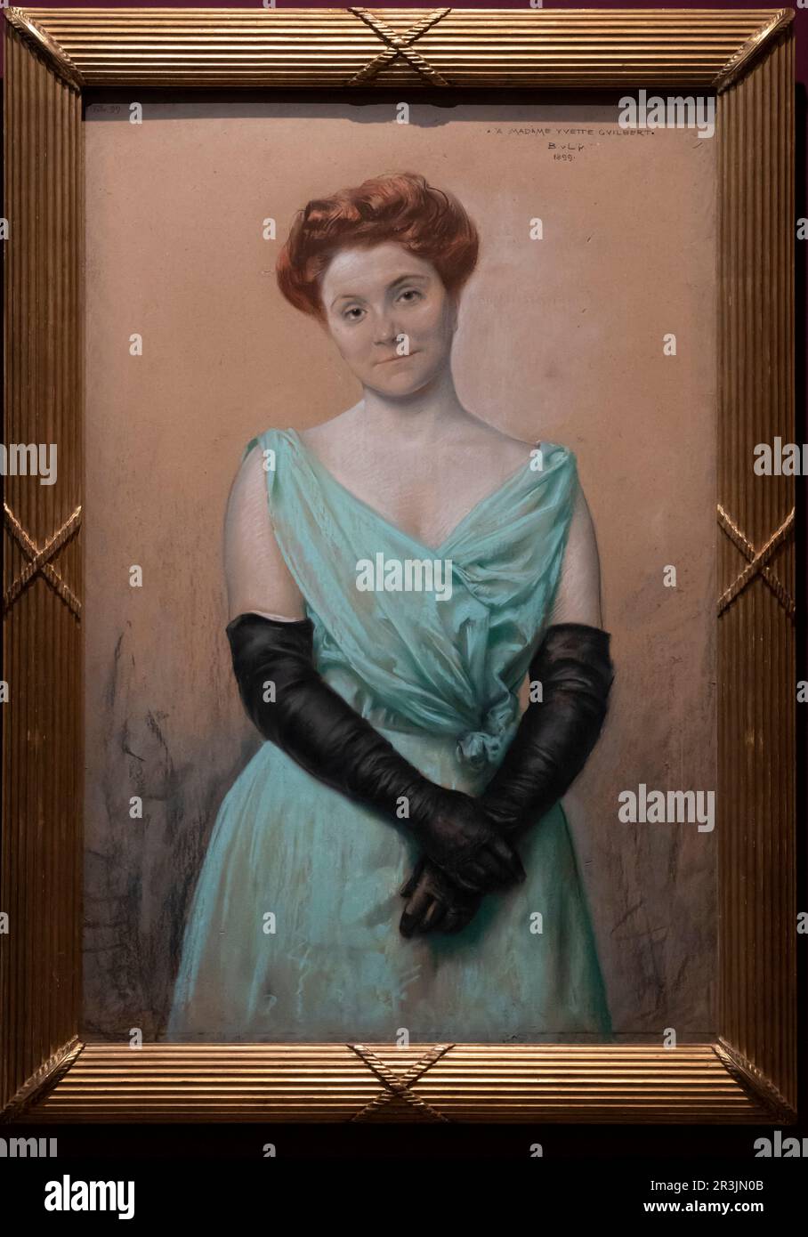 Paris, France - 05 13 2023: Orsay Museum. Portrait of Yvette Guilbert ...