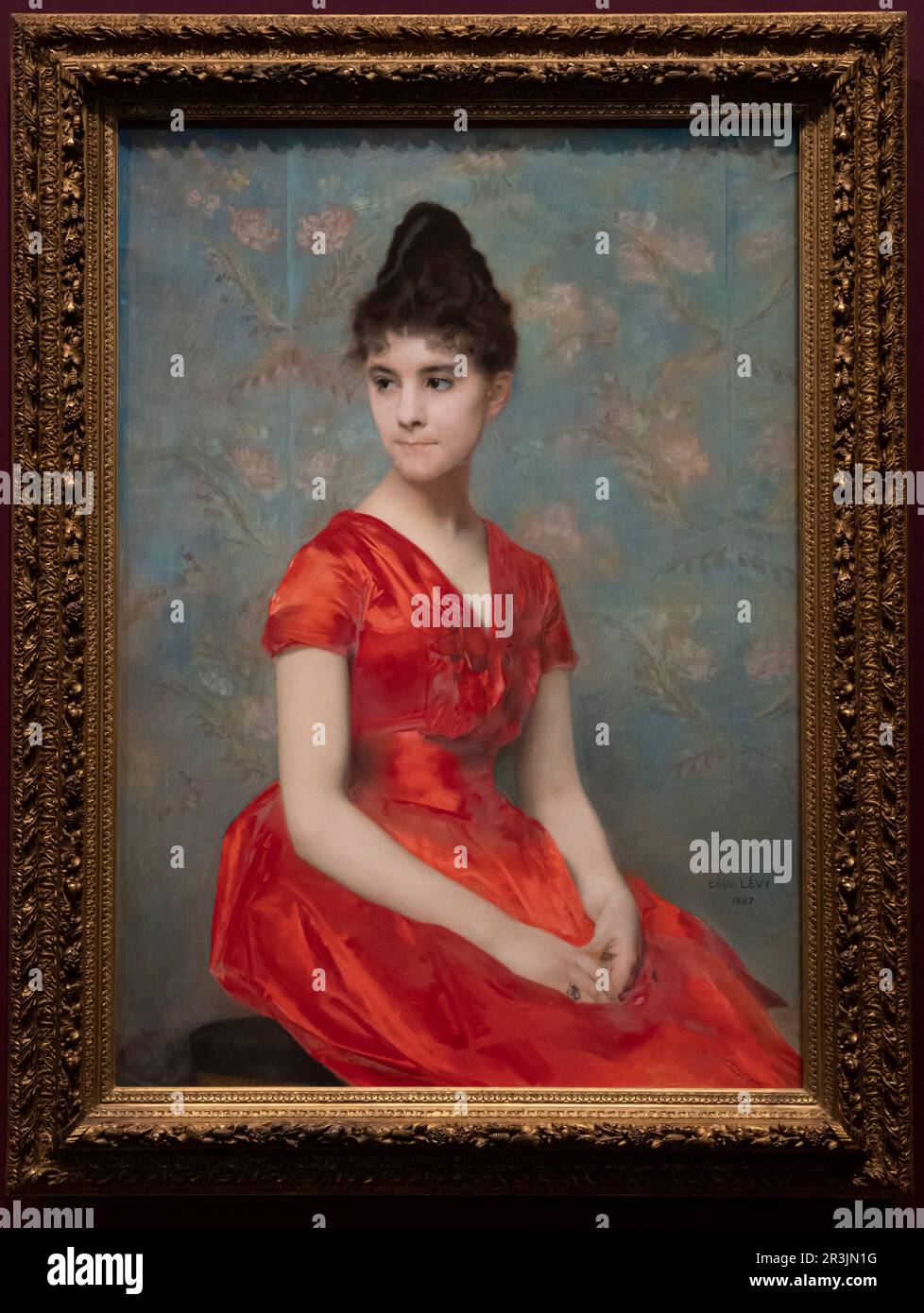 Paris, France - 05 13 2023: Orsay Museum. Portrait Of Marie De Heredia ...