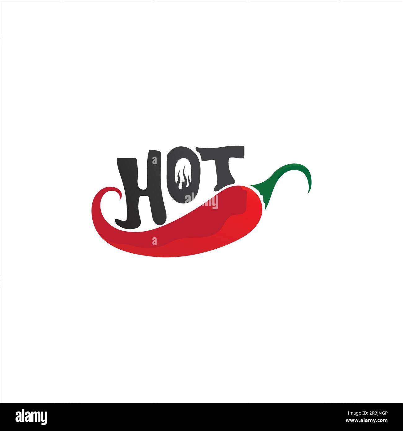Red hot natural chili icon Template vector Illustration Stock Vector ...