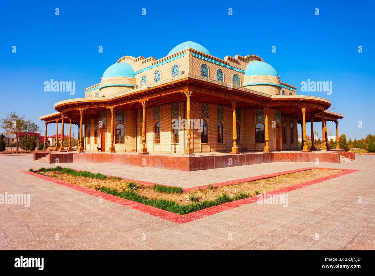Beauty old mosque in the centre of Urgench city in Uzbekistan Stock ...