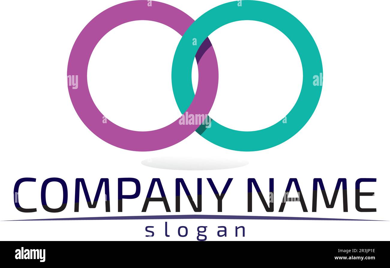 infinity logo and symbol template icons app design Stock Vector Image ...