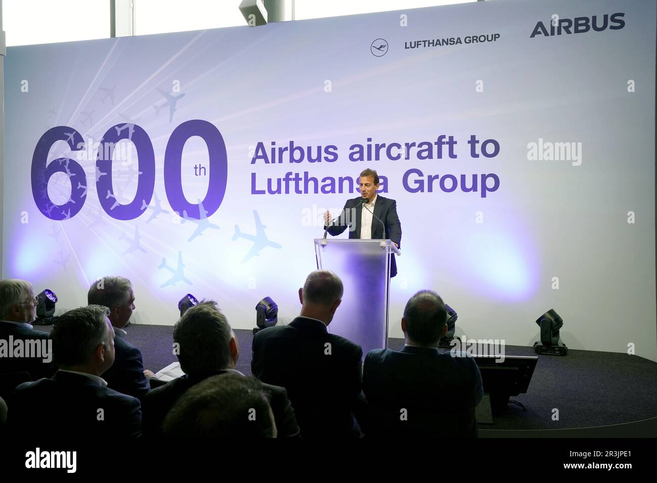 Hamburg, Germany. 24th May, 2023. Guillaume Faury, Chairman of the ...