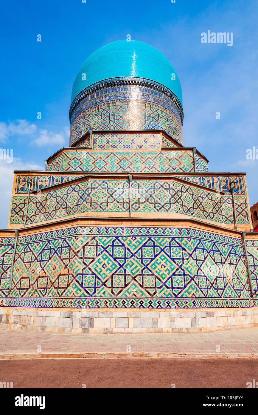 Dome at the Registan ancient city, Samarkand in Uzbekistan Stock Photo ...