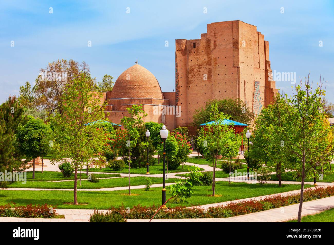 Dorus Saodat or Jahangir Mausoleum in the ancient city of Shahrisabz in ...