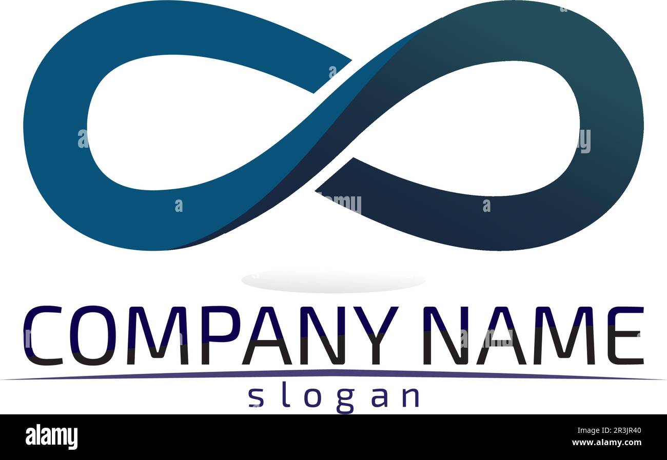 infinity logo and symbol template icons app design Stock Vector Image ...