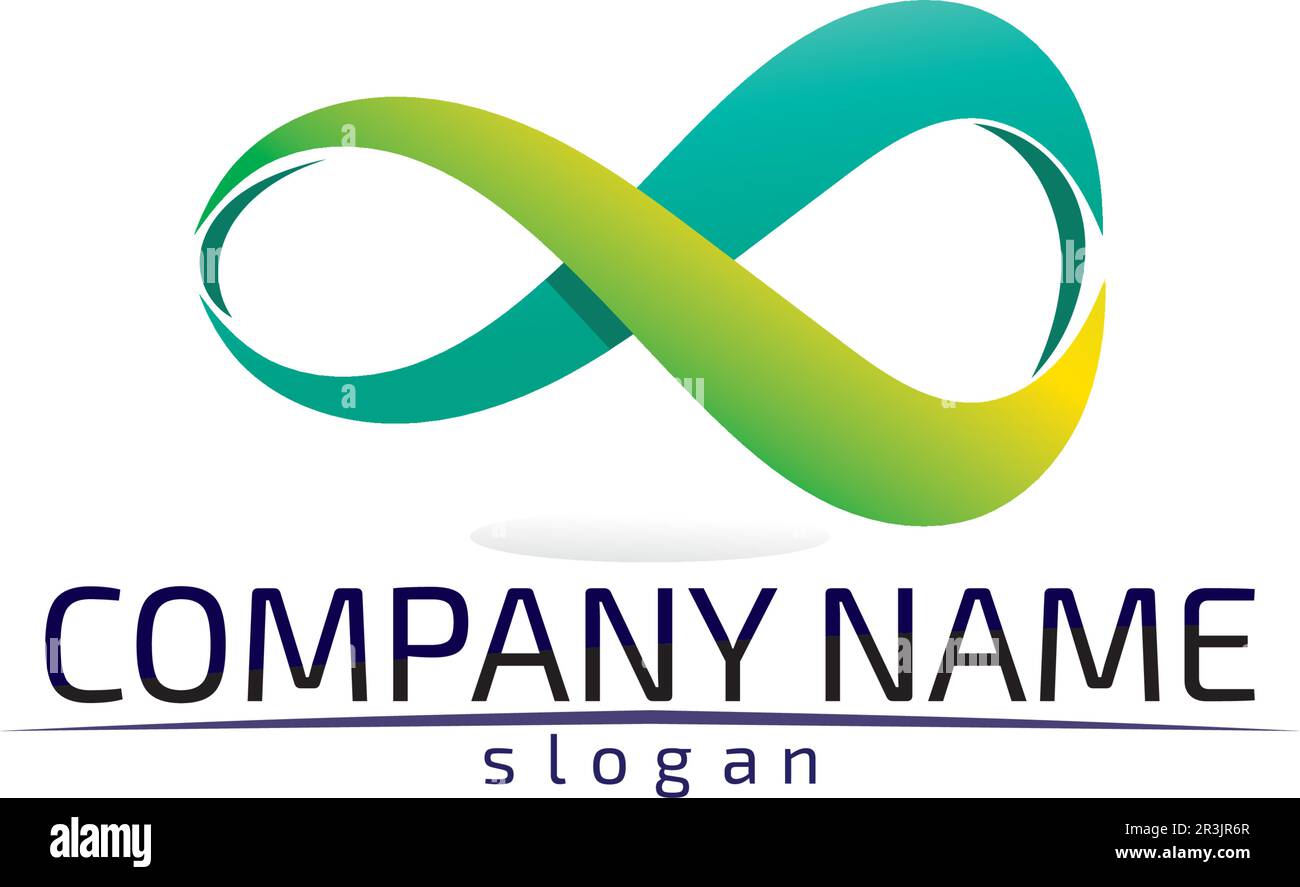 infinity logo and symbol template icons app design Stock Vector Image ...