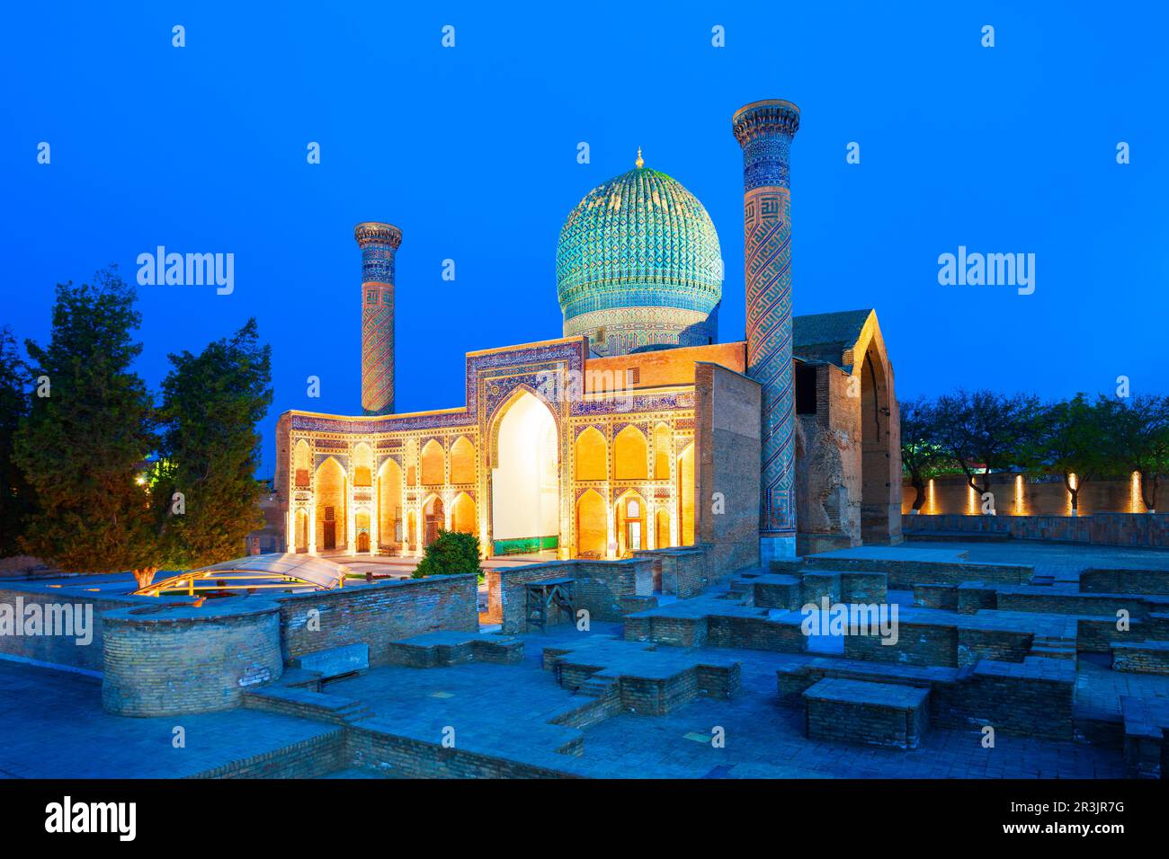 Guri Amir or Gur Emir is a mausoleum of the Mongol conqueror Amir Temur ...