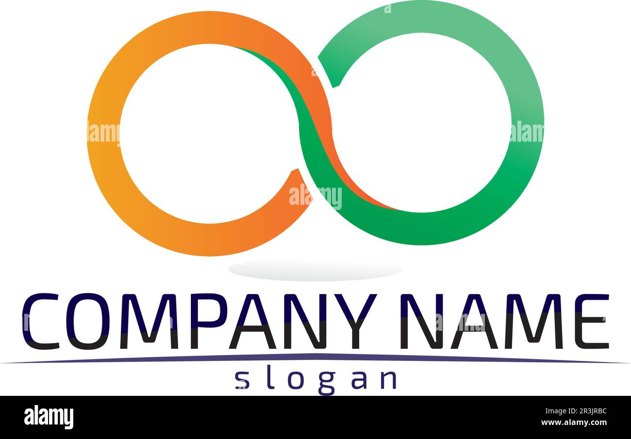 infinity logo and symbol template icons app design Stock Vector Image ...