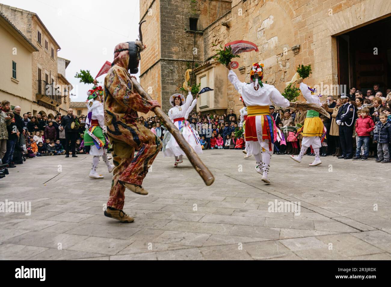 baile de los cossiers, baile popular mallorquin, Algaida, Mallorca ...
