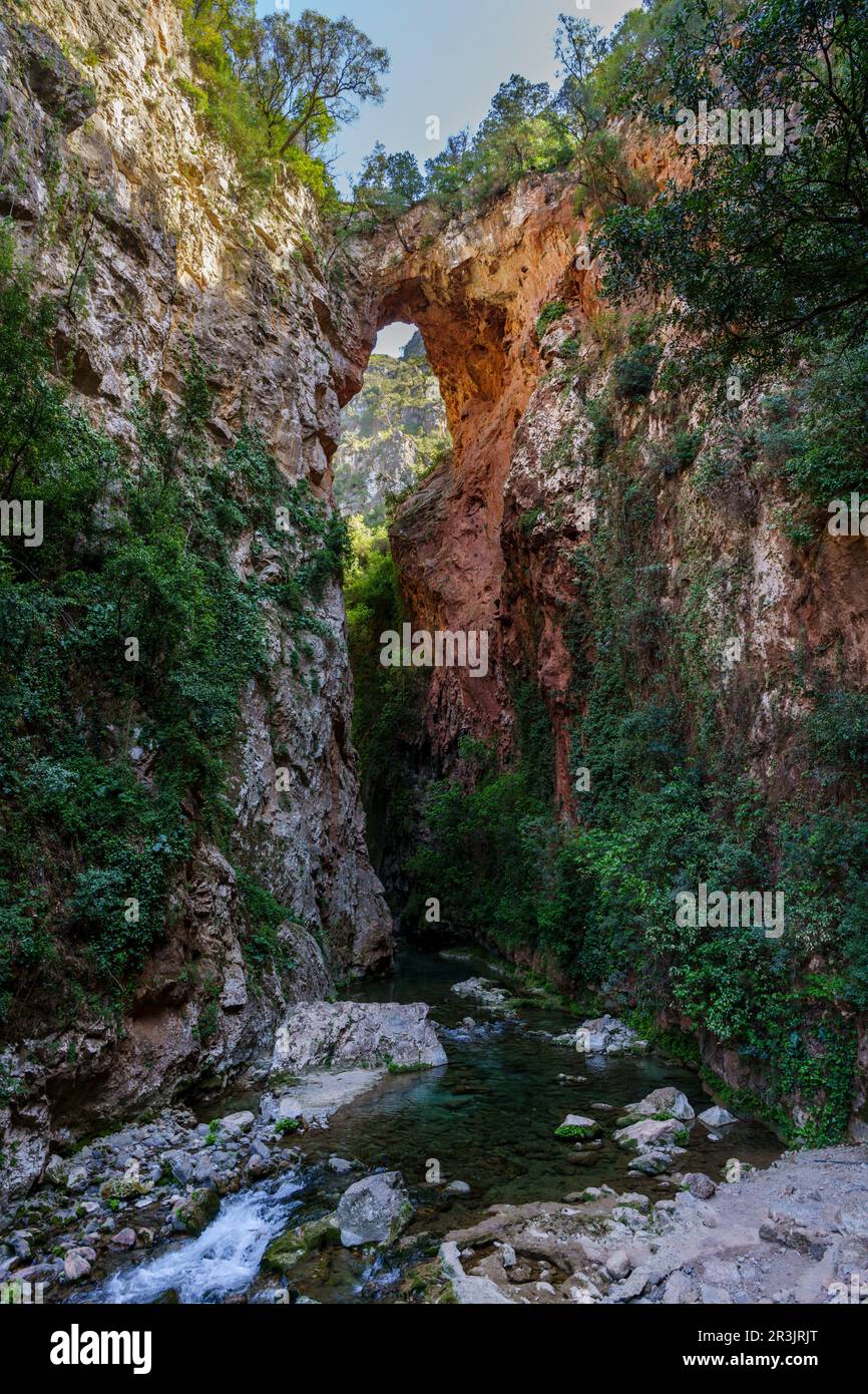 God's Bridge, Akchour, Talassemtane Nature Park, Rif region, morocco ...