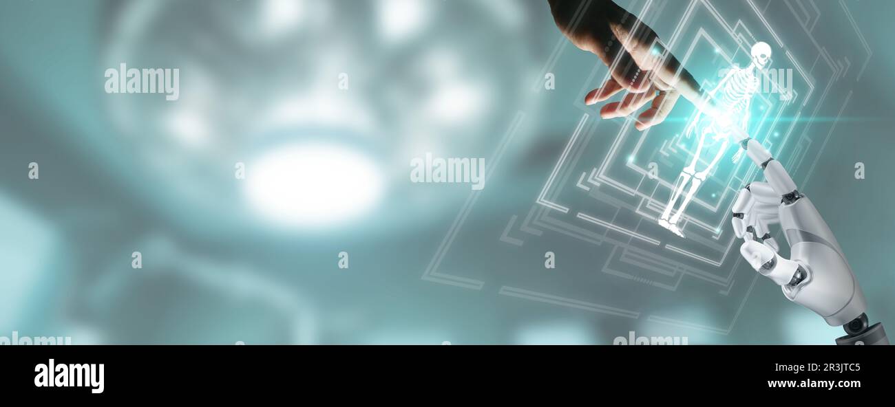 Robot Hand AI Artificial Intelligence Assist a Medical Doctor and ...