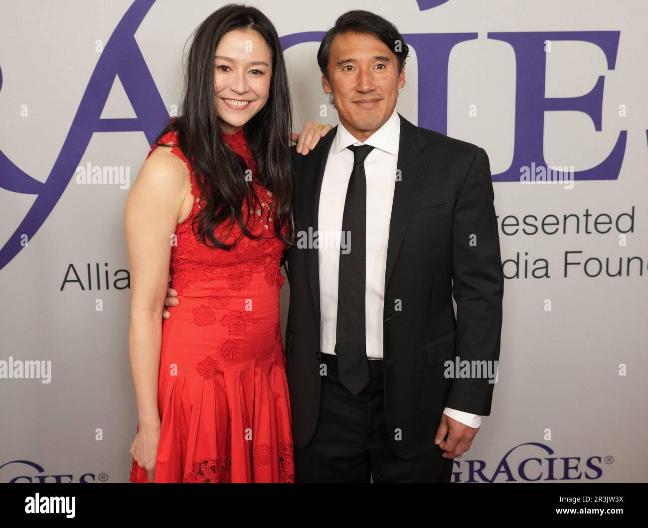 Los Angeles, USA. 23rd May, 2023. (L-R) Chai Vasarhelyi and Jimmy Chin ...