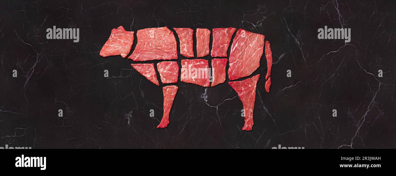 Marbled american beef hi-res stock photography and images - Alamy