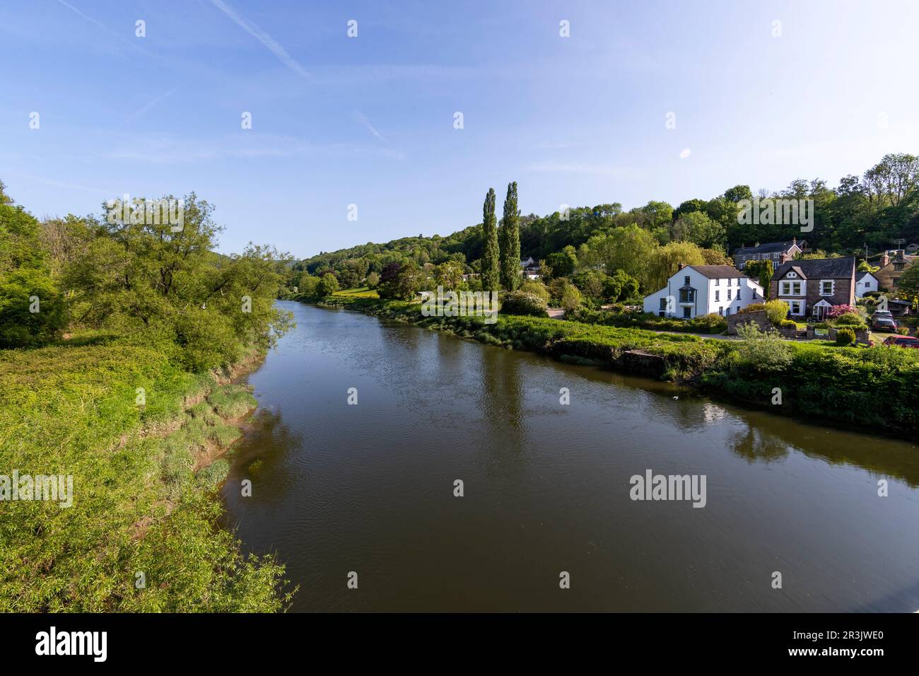 Brockweir on the River Wye, England Stock Photo - Alamy