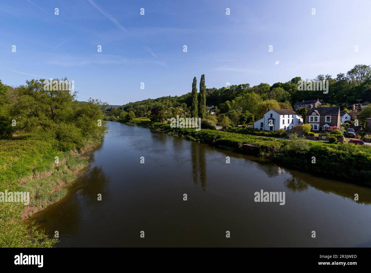 Brockweir on the River Wye, England Stock Photo - Alamy