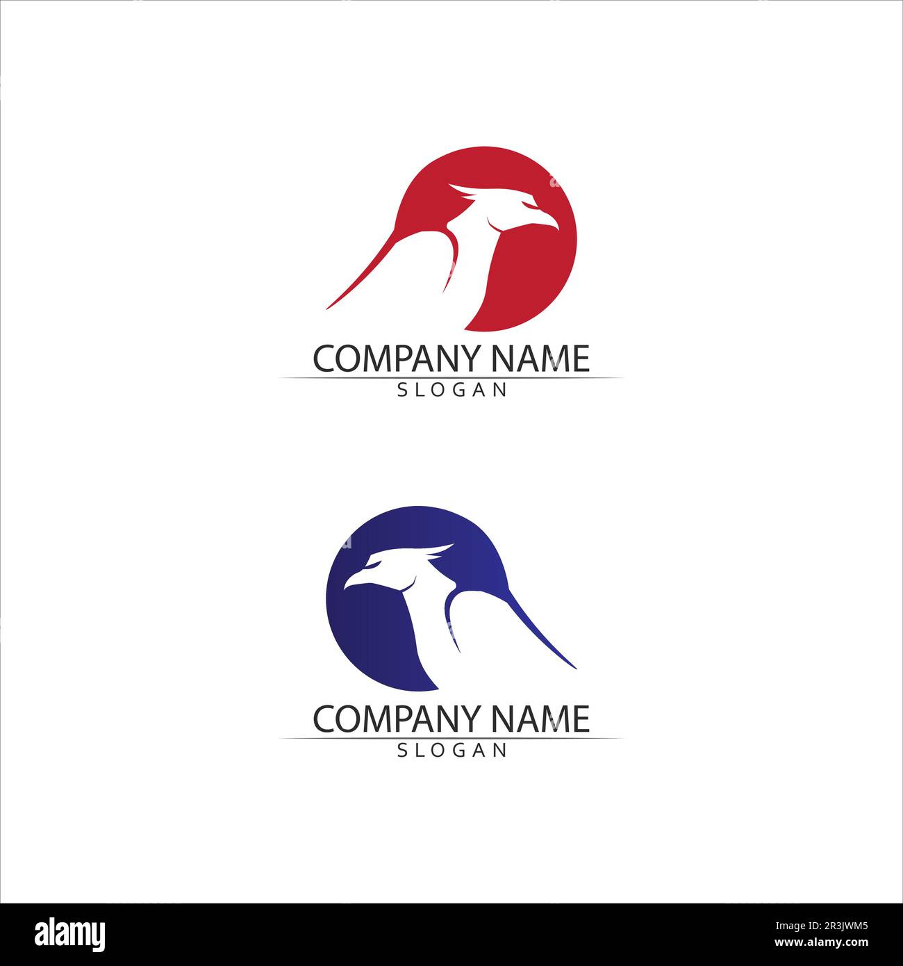 Black wing logo symbol for a professional designer Stock Vector Image ...