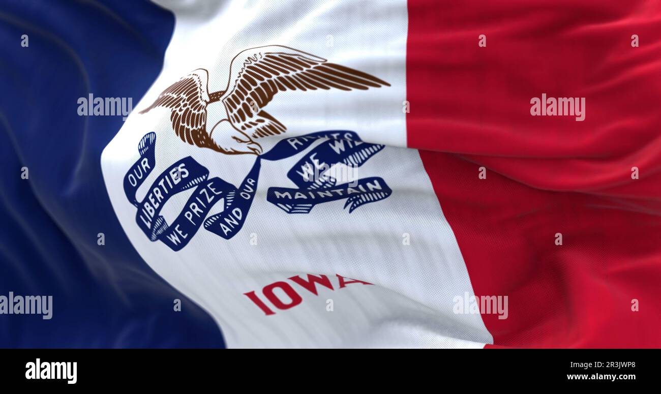 Waving ribbon banner flag hi-res stock photography and images - Alamy