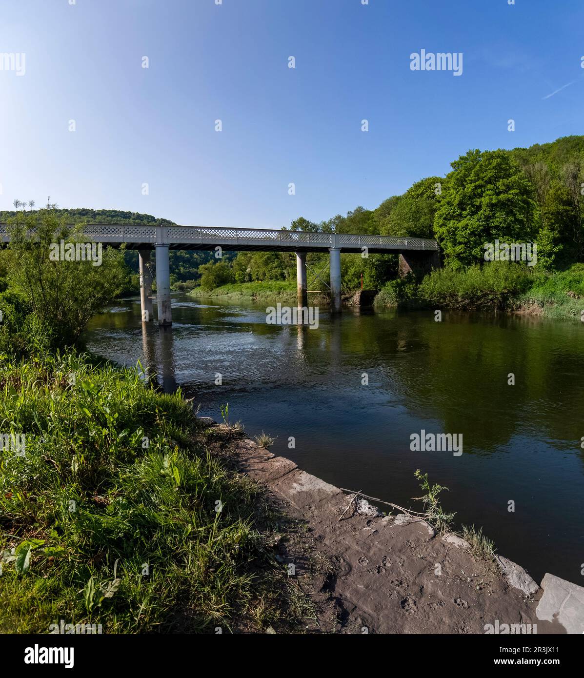 Brockweir on the River Wye, England Stock Photo - Alamy