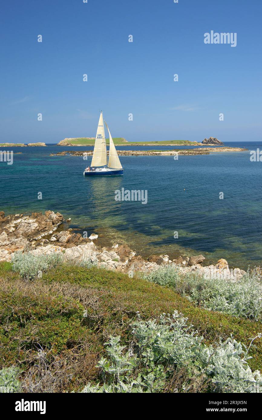 Puerto de Addaia.Menorca.Reserva de la Bioesfera.Illes Balears.España ...