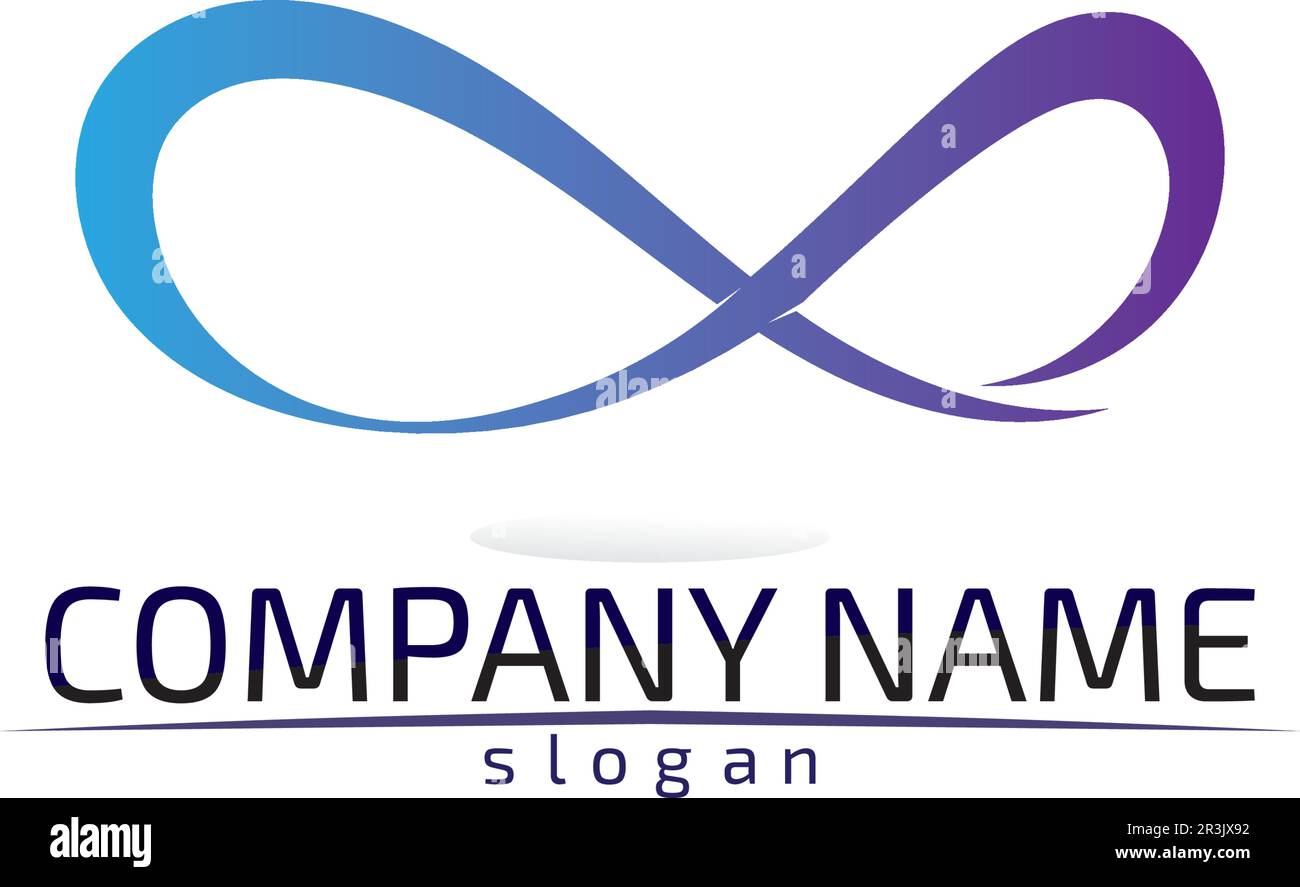 infinity logo and symbol template icons app design Stock Vector Image ...