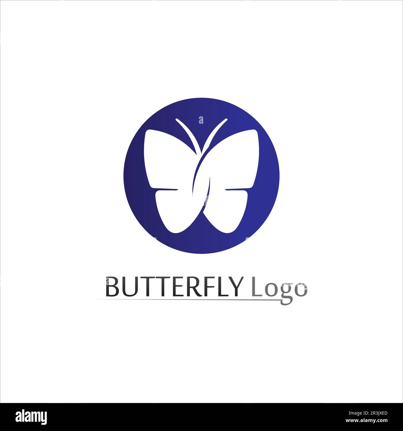 Butterfly circle design Stock Vector Images - Alamy