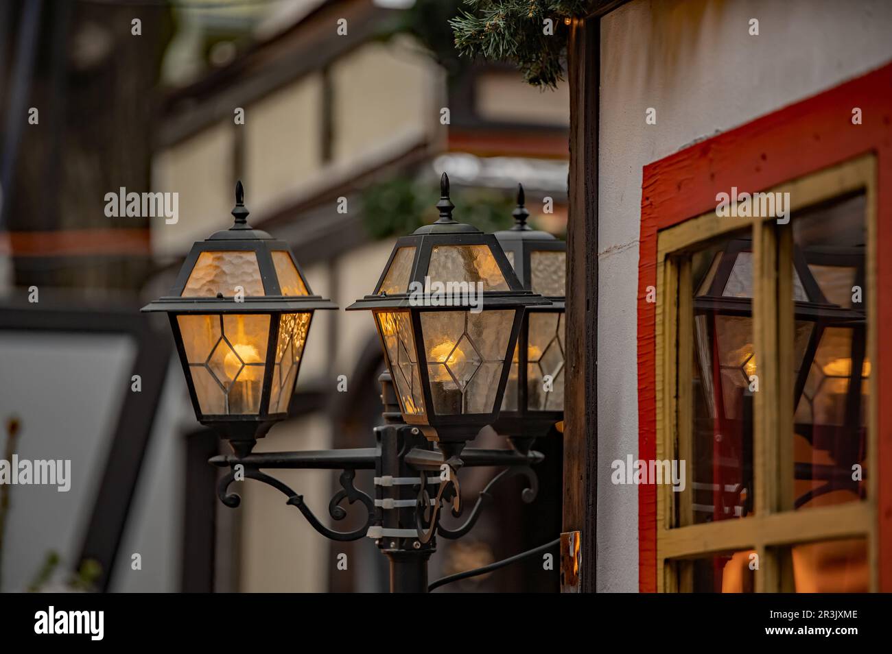 Gas street lights hi-res stock photography and images - Alamy