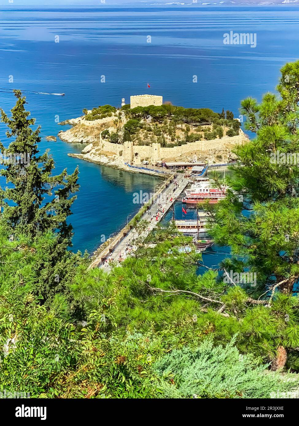 Kusadasi bird island Stock Photo - Alamy