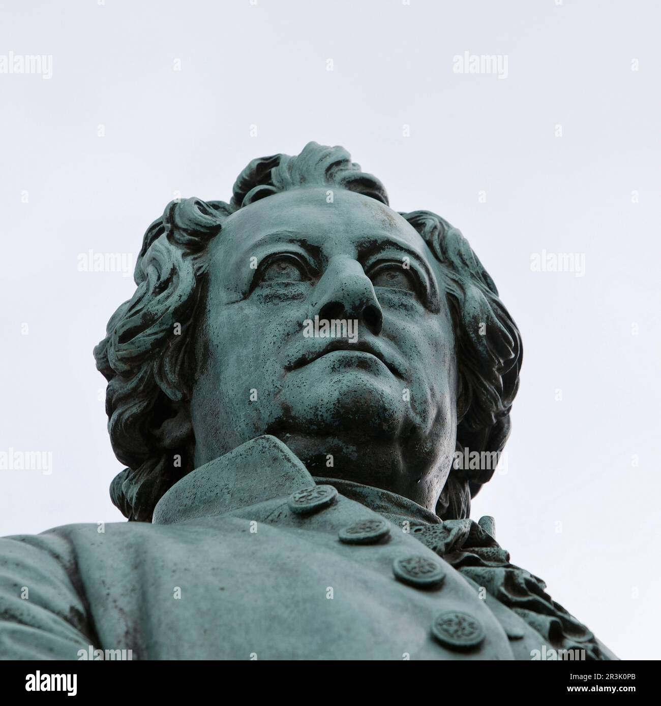 Johann Wolfgang von Goethe, double statue Goethe-Schiller Monument ...