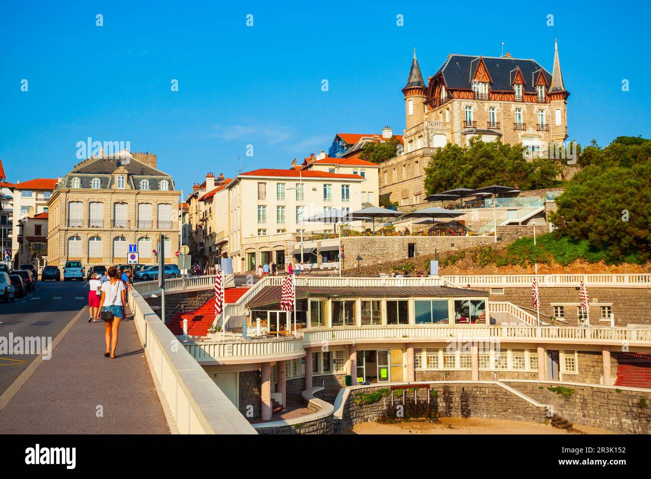 Buildings in the centre of Biarritz city in France Stock Photo - Alamy