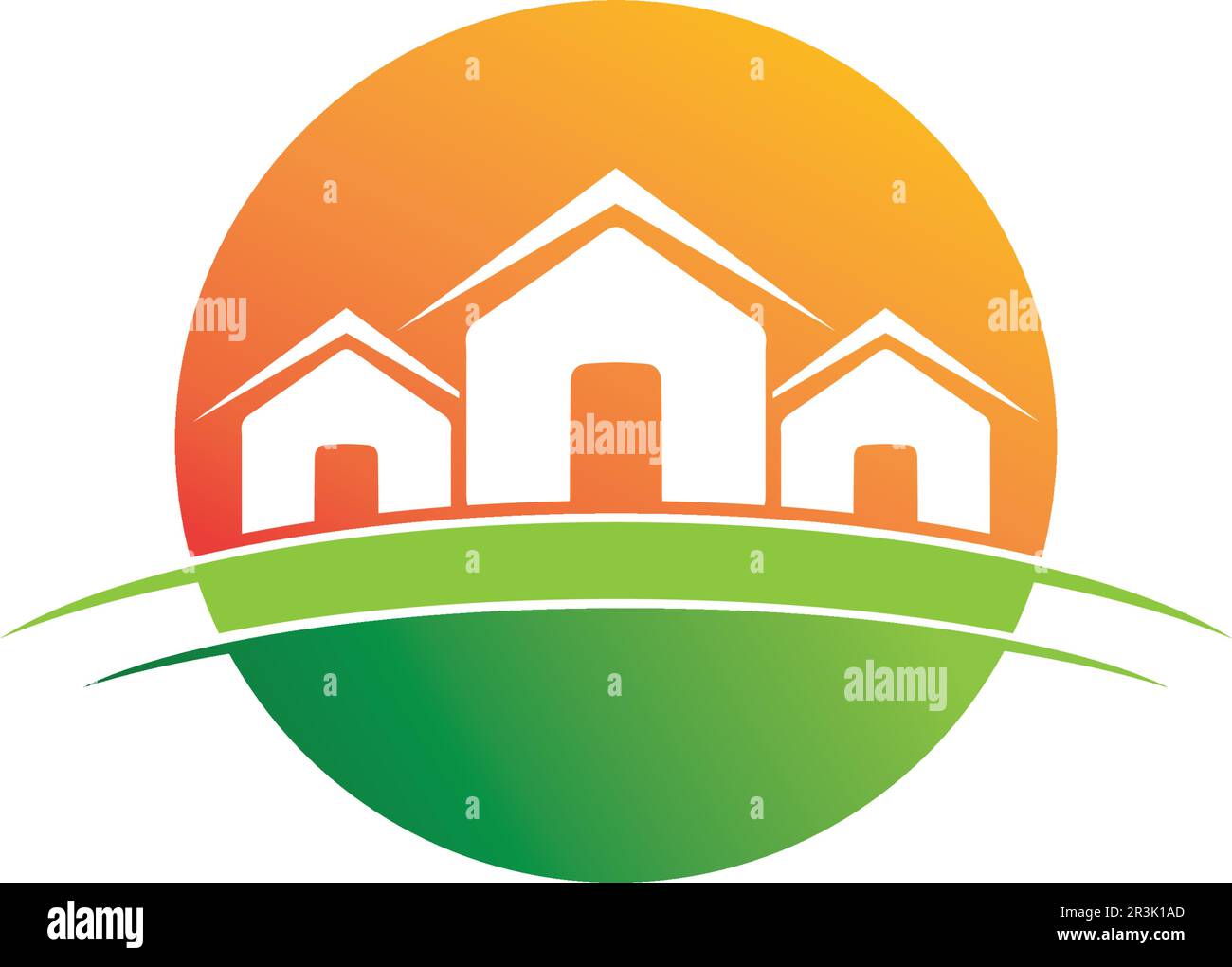 Real estate and home buildings logo icons template Stock Vector Image ...