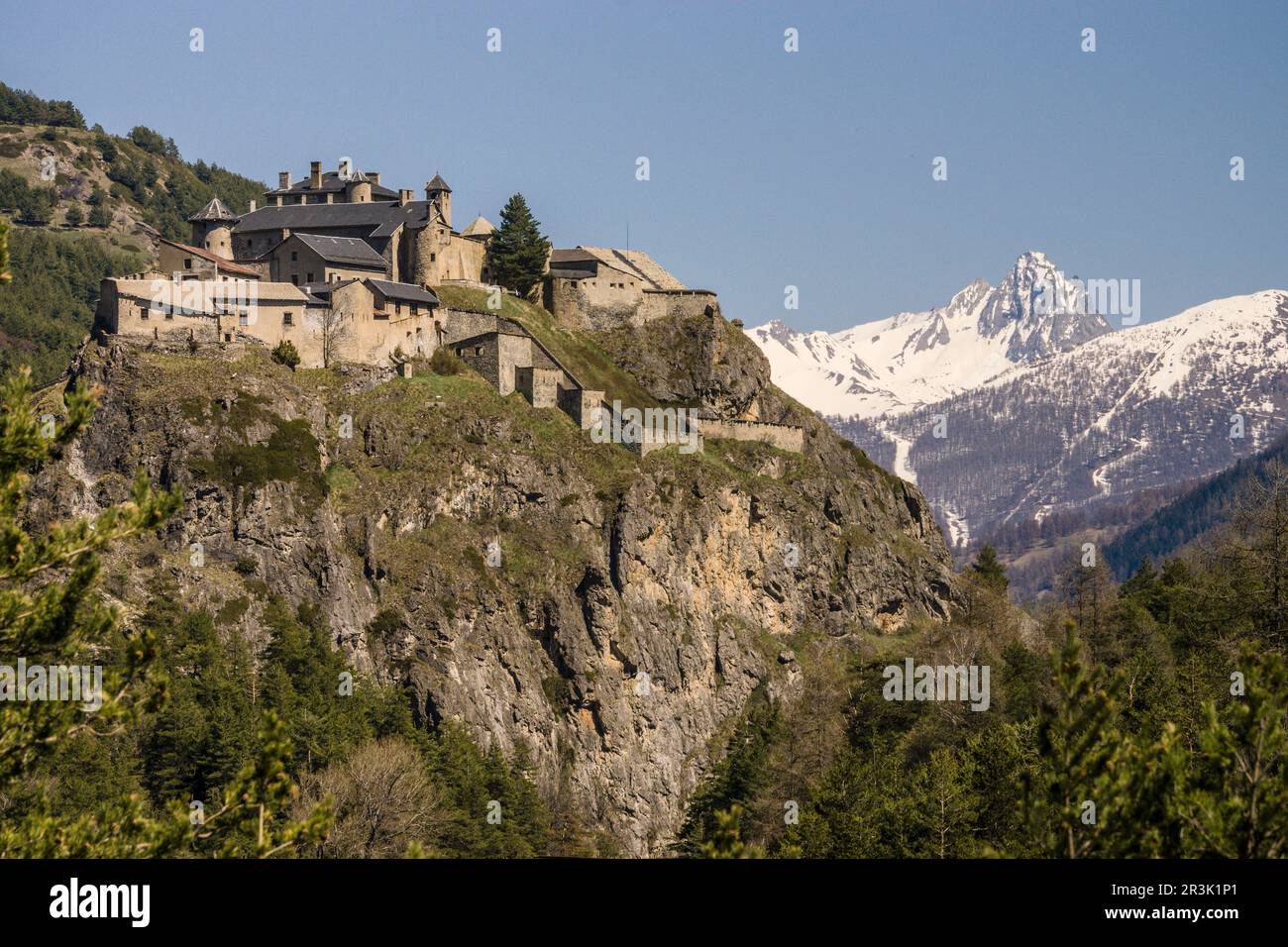 Fort Queyras, siglo XIII, Chateau de Queyras, alta Provenza,Francia ...