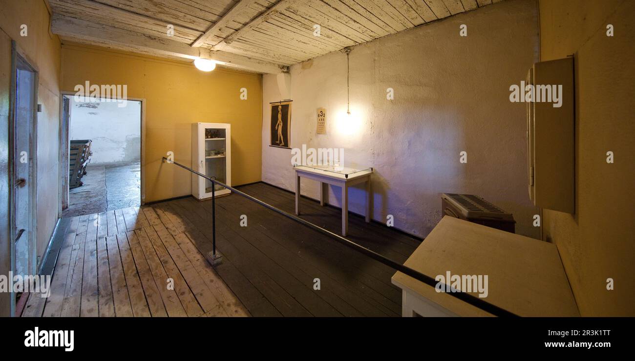 Inside the crematorium of the camp, former Buchenwald concentration ...