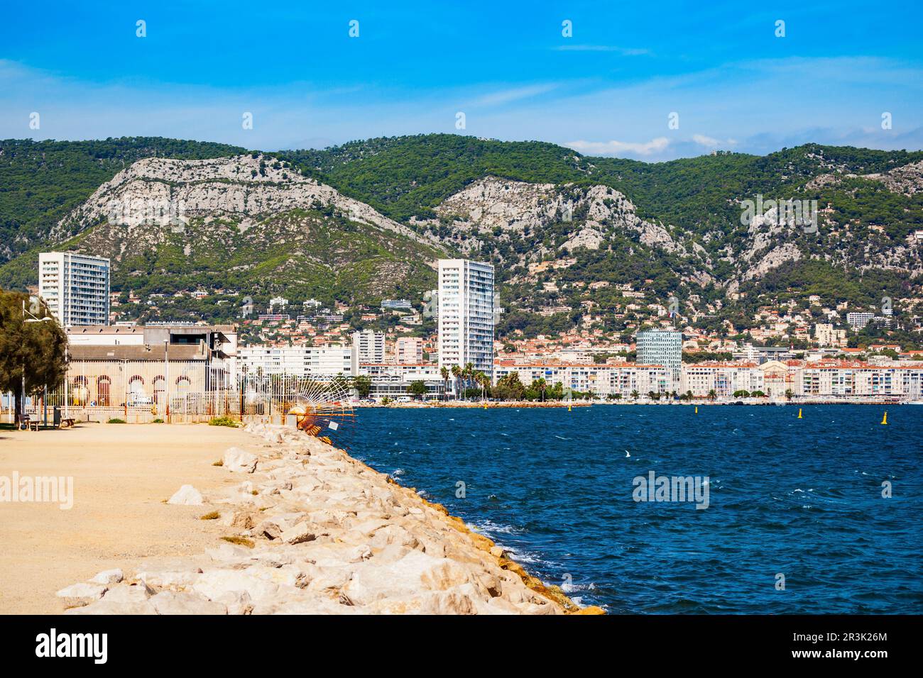 Toulon city panoramic view in Cote d'Azur provence in sothern France ...