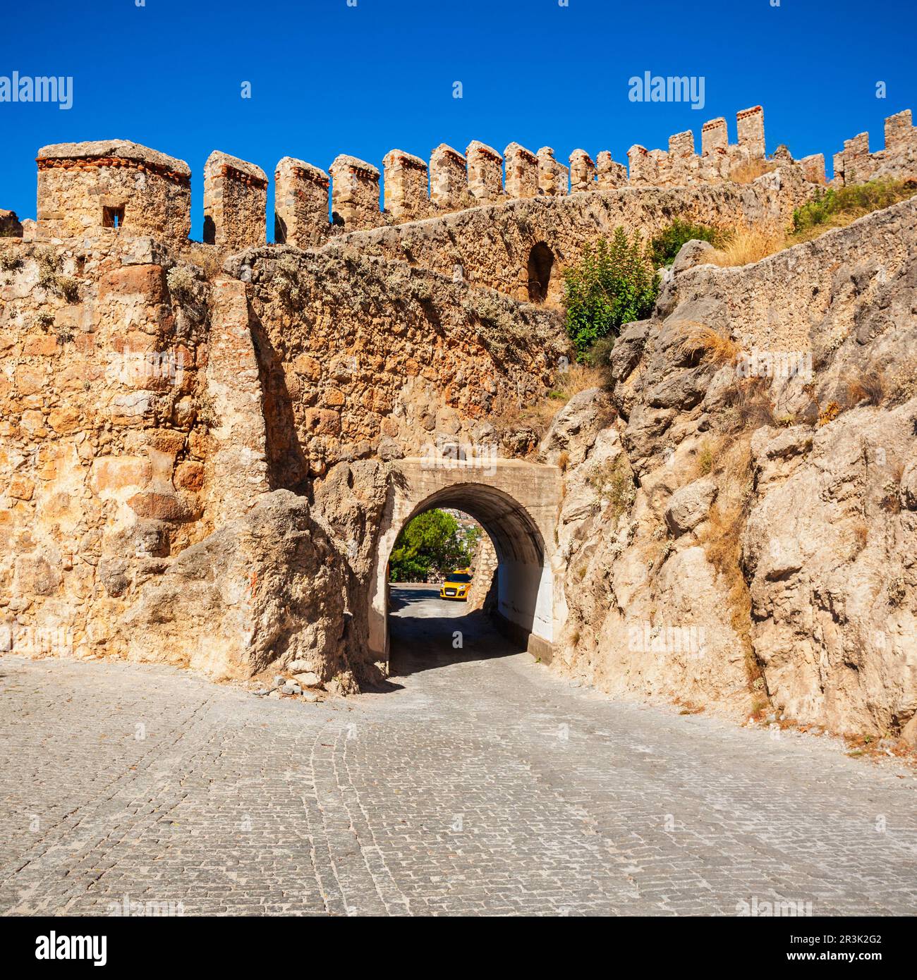 Alanya Castle or Alanya Kalesi is a medieval castle in Alanya city ...