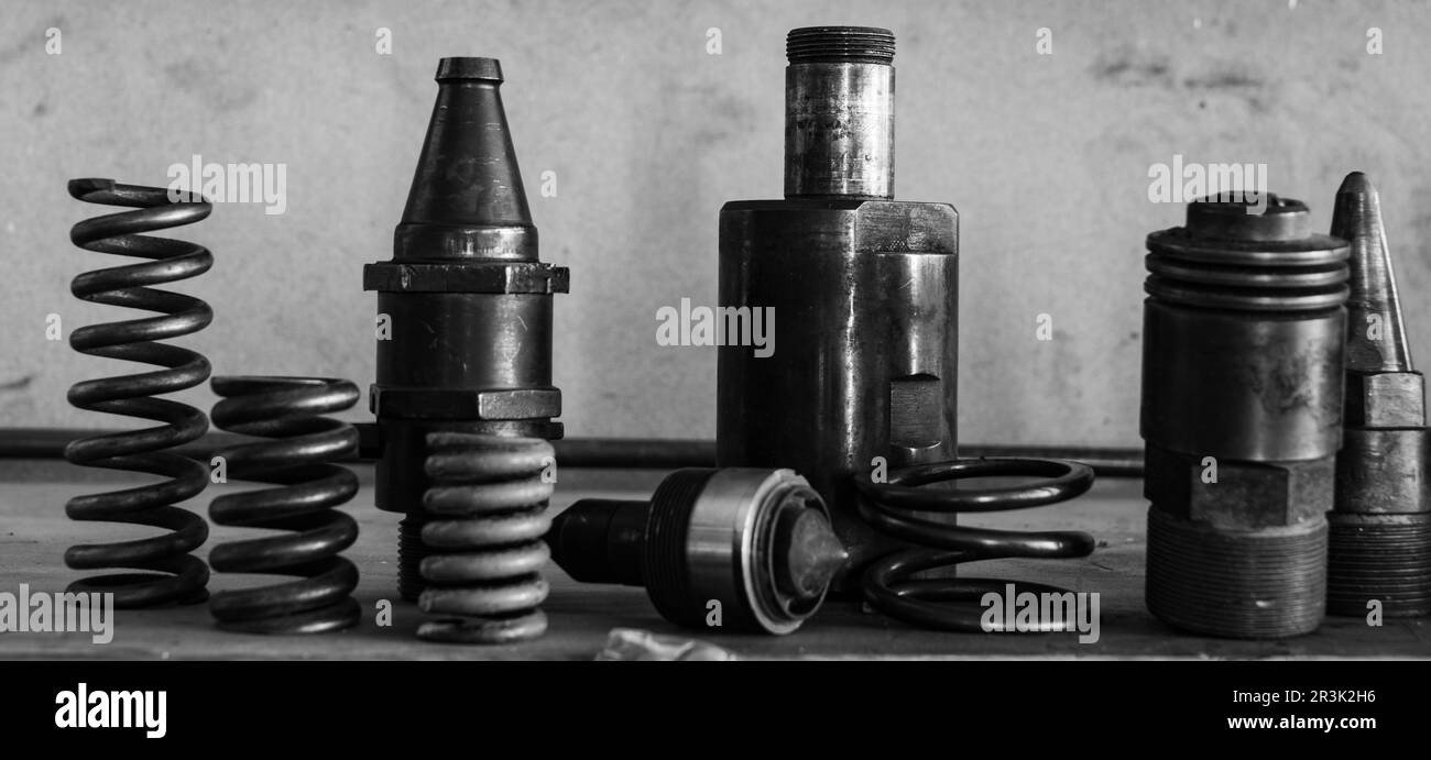 Tools in a former thermometer factory Stock Photo - Alamy