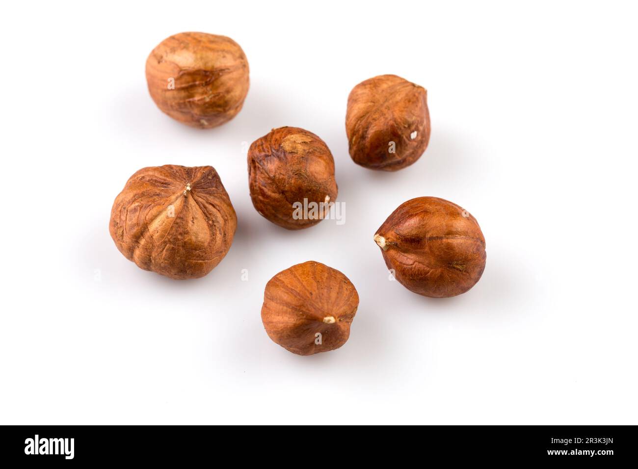 Hazelnuts nut isolated on the white background Stock Photo - Alamy