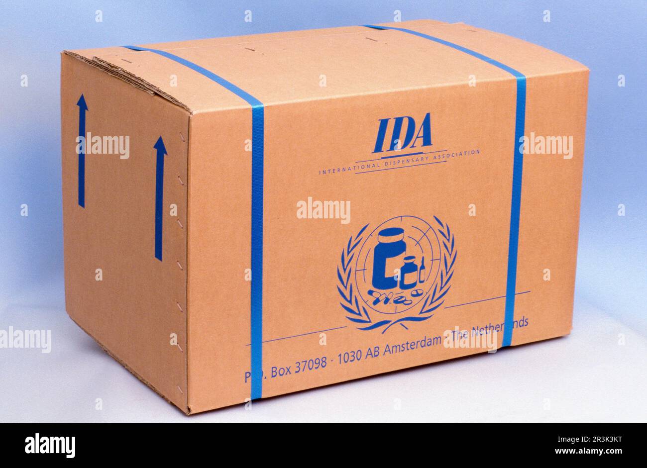 box as packaging for hazardous substances or medicines like this one ...