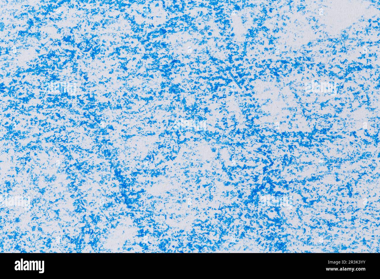 Wax crayon hand drawing blue background texture Stock Photo - Alamy