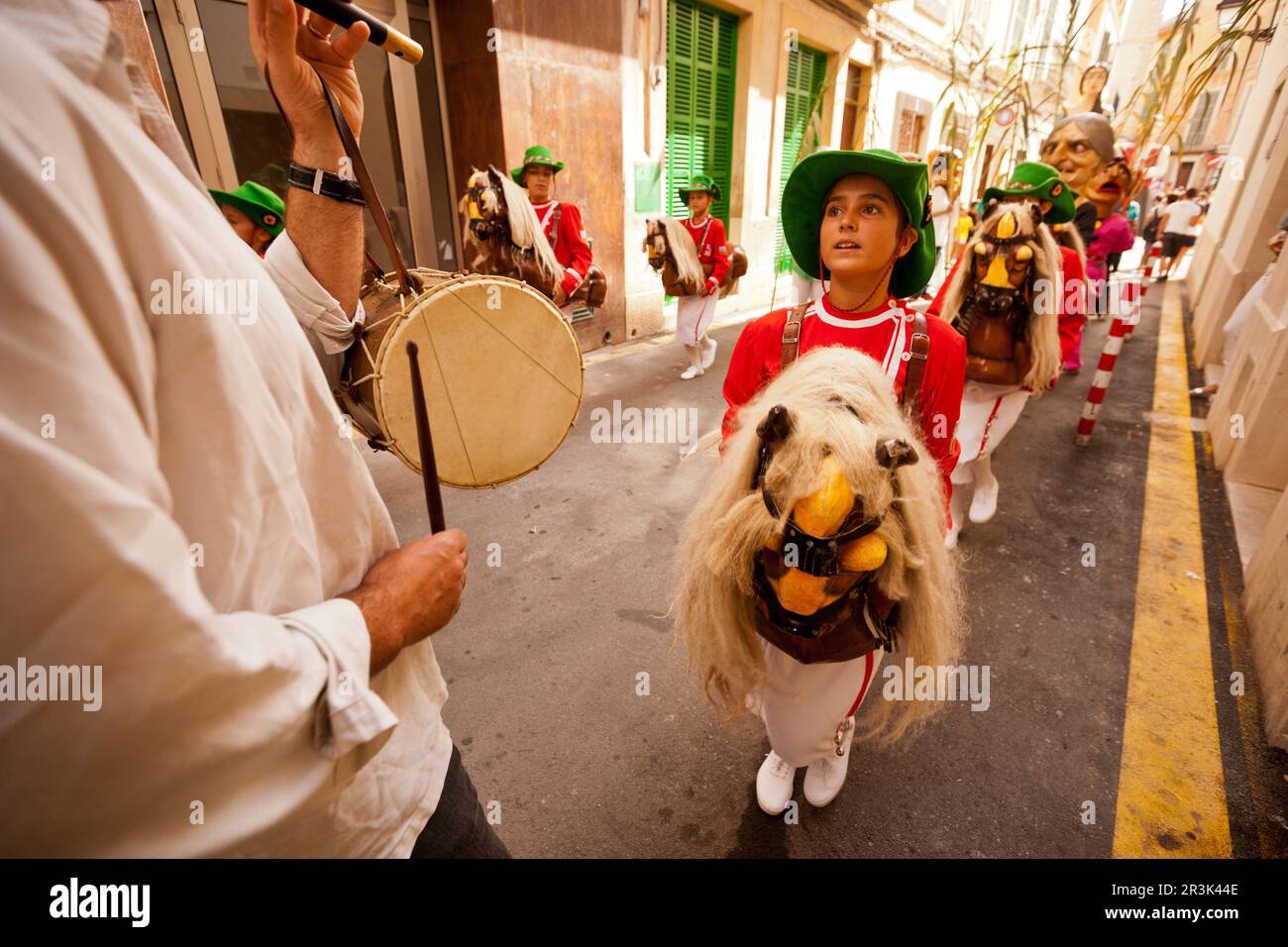 Spain ( Felanitx ) Balearic islands, Mallorca. The traditional dance of ...