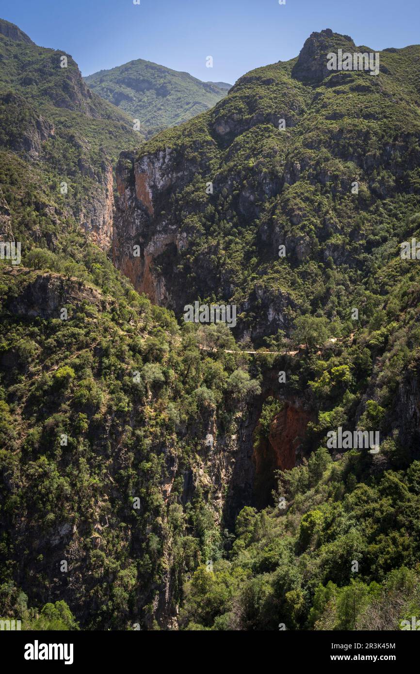 God's Bridge, Akchour, Talassemtane Nature Park, Rif region, morocco ...