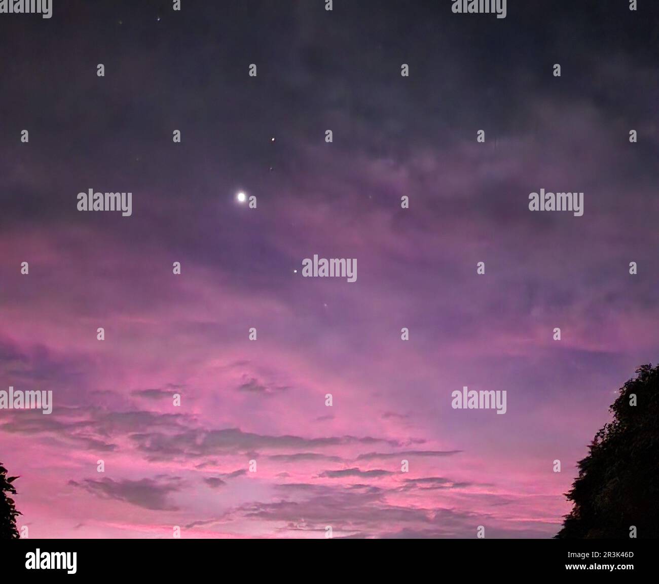 The moon and the morning star hi-res stock photography and images - Alamy